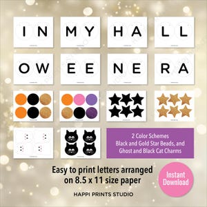 In My Halloween Era Printable Banner, Halloween Friendship Bracelet ...