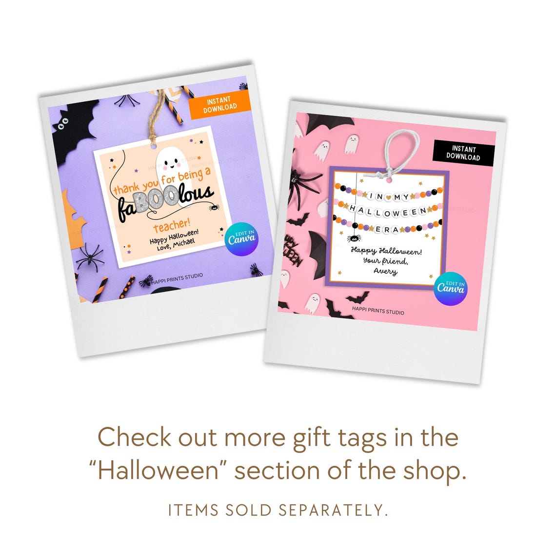 Faboolous Teacher Ghost Tag, Boo Basket Tag, Halloween Ghost Gift Tag ...