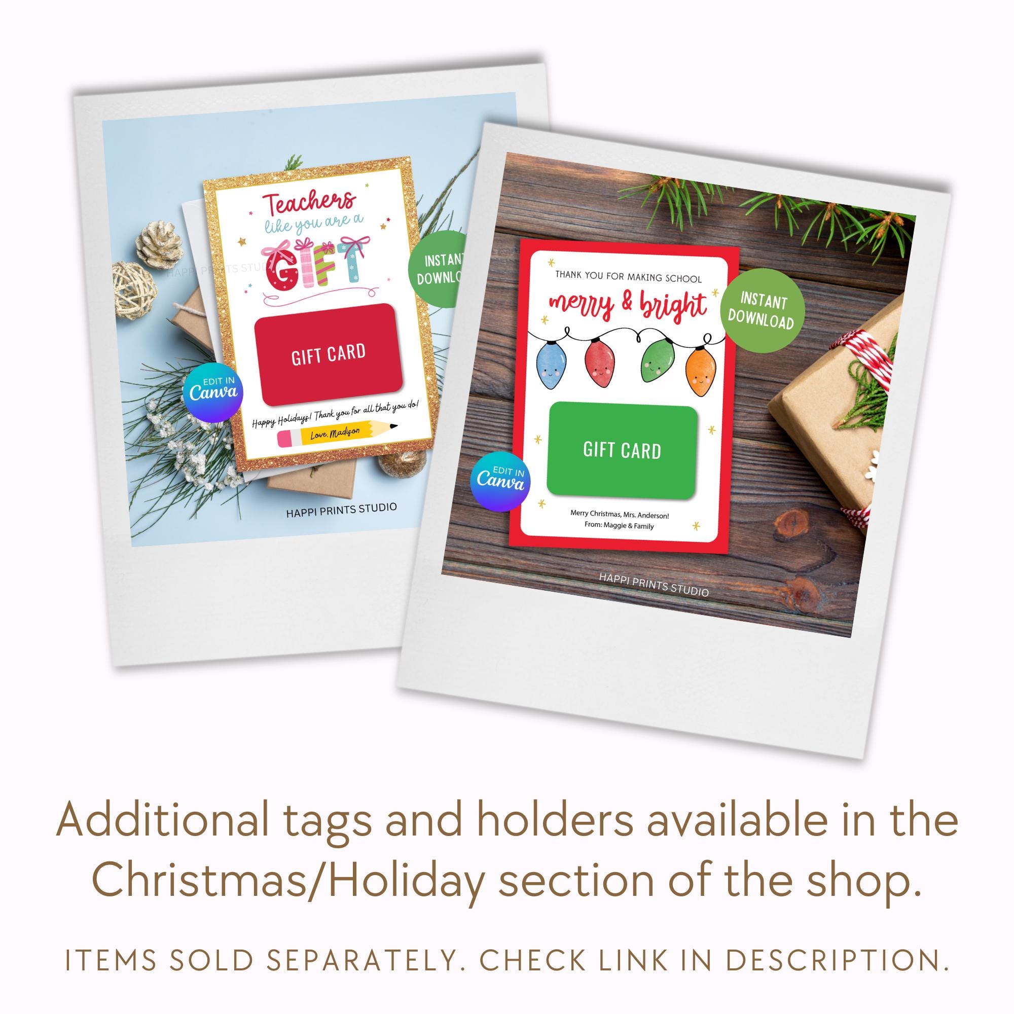 Editable Teachers Like You Are a Gift Christmas Gift Tag, Printable ...