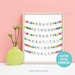 Custom Friendship Bracelet Printable Name Wall Art, Girl Affirmation ...