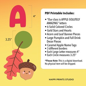 Fall Caramel Apple Bulletin Board Kit, Our Class is Apple-solutely ...