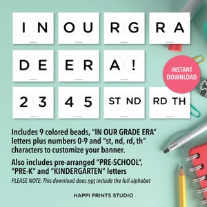 In Our Grade Era Printable Bulletin Board, Friendship Bracelet Bulletin ...
