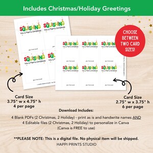 Squishing You a Merry Christmas Card, School Christmas Toy Printable ...