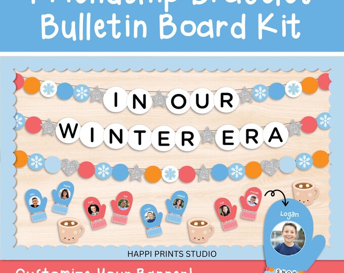 Let It Snow Winter Bulletin Board Set for School, Home, or Church - Etsy