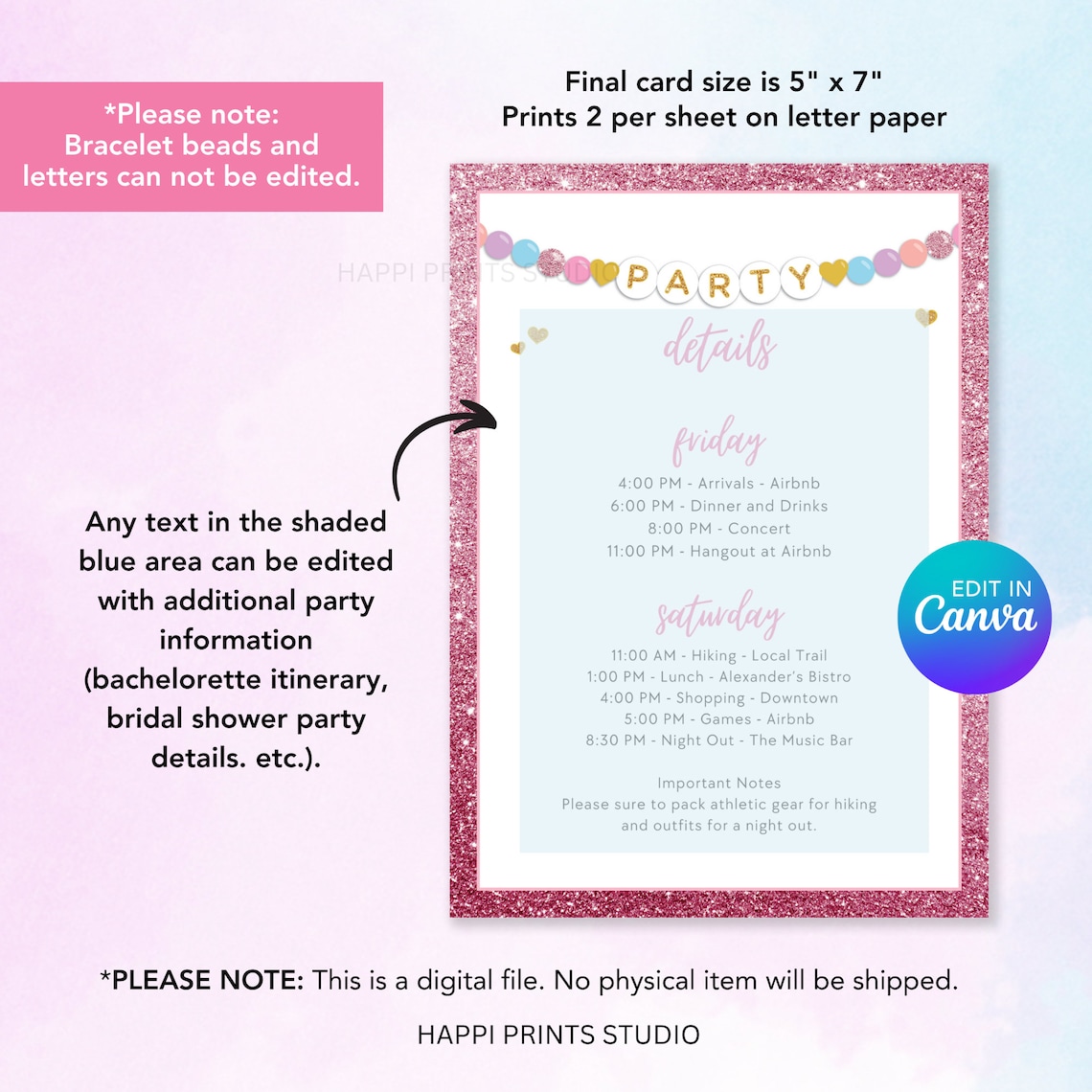 Editable She Found Her Lover Invite Printable, Lover Bachelorette ...