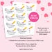 Pencil Eraser Valentine Classroom Exchange Card, Eraser Favor Tag ...