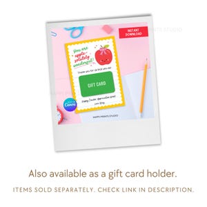 Apple-solutely Wonderful Teacher Appreciation Week Gift Tag, Editable ...