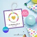 Editable Friendship Bracelet Thank You Tag, Printable Favor Gift Tag ...