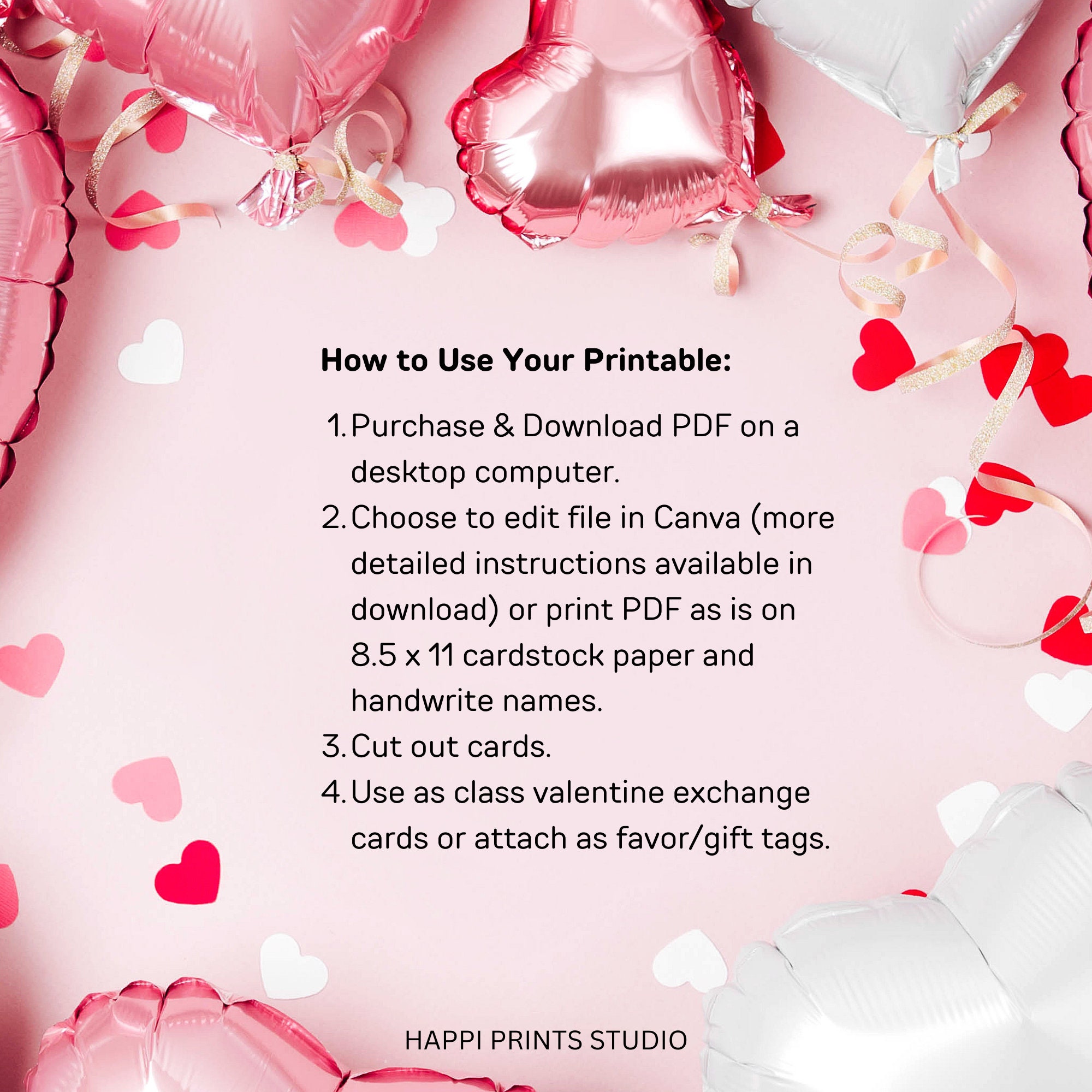 Friendship Bracelet Valentine Gift Tag, Classroom Valentine Treat Bag ...