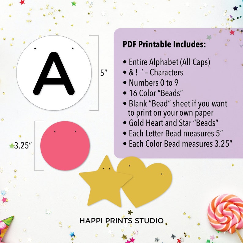 Customizable Friendship Bracelet Birthday Banner Printable, Friendship ...