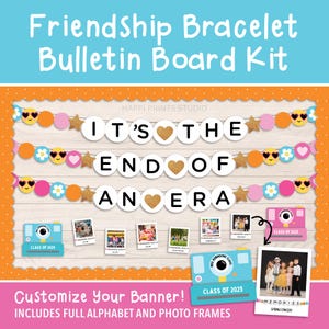 End of an Era Friendship Bracelet Banner Bulletin Board Kit, End of ...