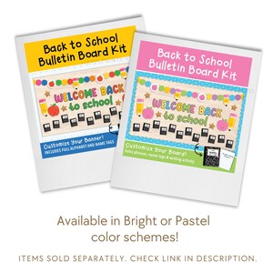 Composition Book Welcome Back to School Bulletin Board Kit, Apple ...