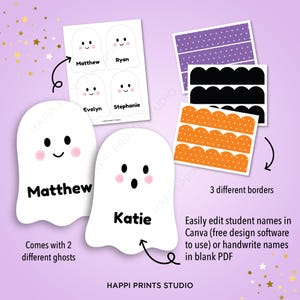 In Our Spooky Era Friendship Bracelet Bulletin Board Kit, Halloween Era ...