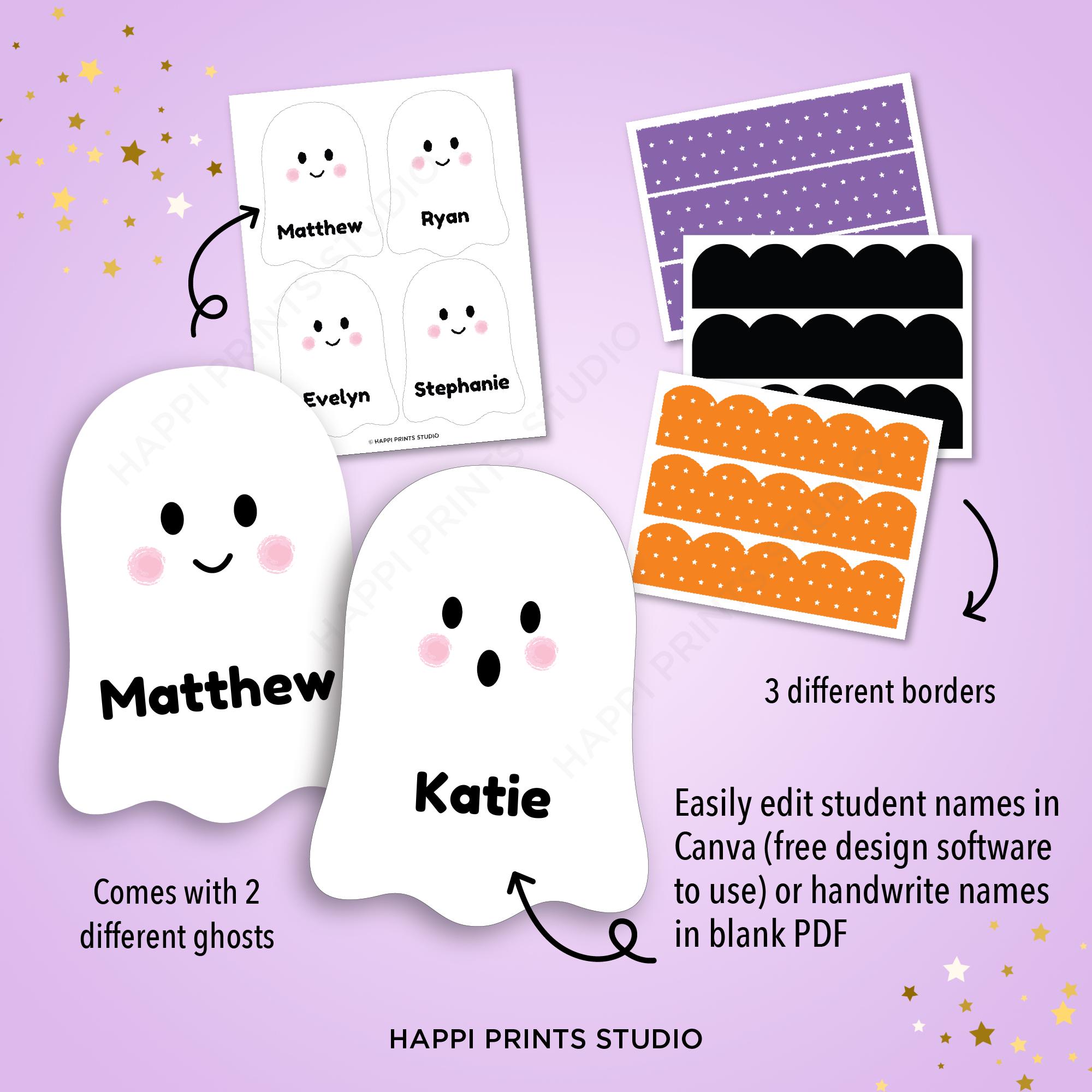 In Our Spooky Era Friendship Bracelet Bulletin Board Kit, Halloween Era ...