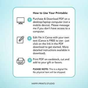 Editable Friendship Bracelet Thank You Tag, Printable Favor Gift Tag ...