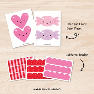 In Our Valentine Era Friendship Bracelet Bulletin Board Kit, Valentine ...