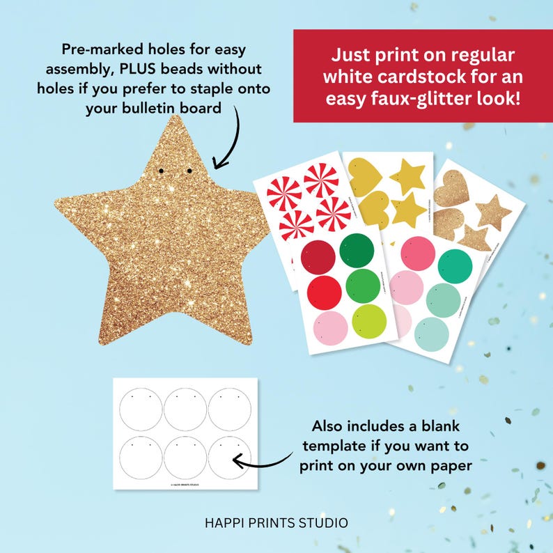 In Our Merry Era Friendship Bracelet Bulletin Board Kit, Christmas Era ...