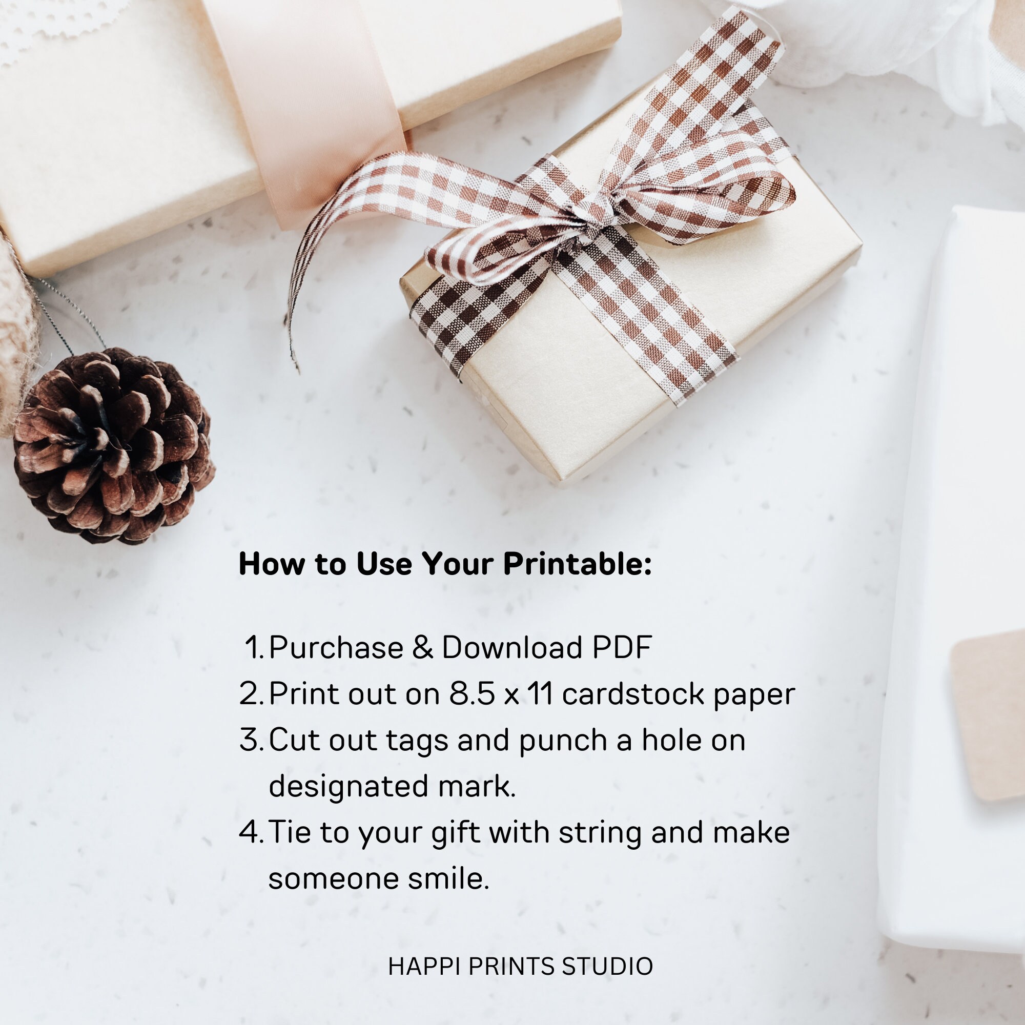 Editable Friendship Bracelet Christmas Gift Tag, Printable Gift Tag ...