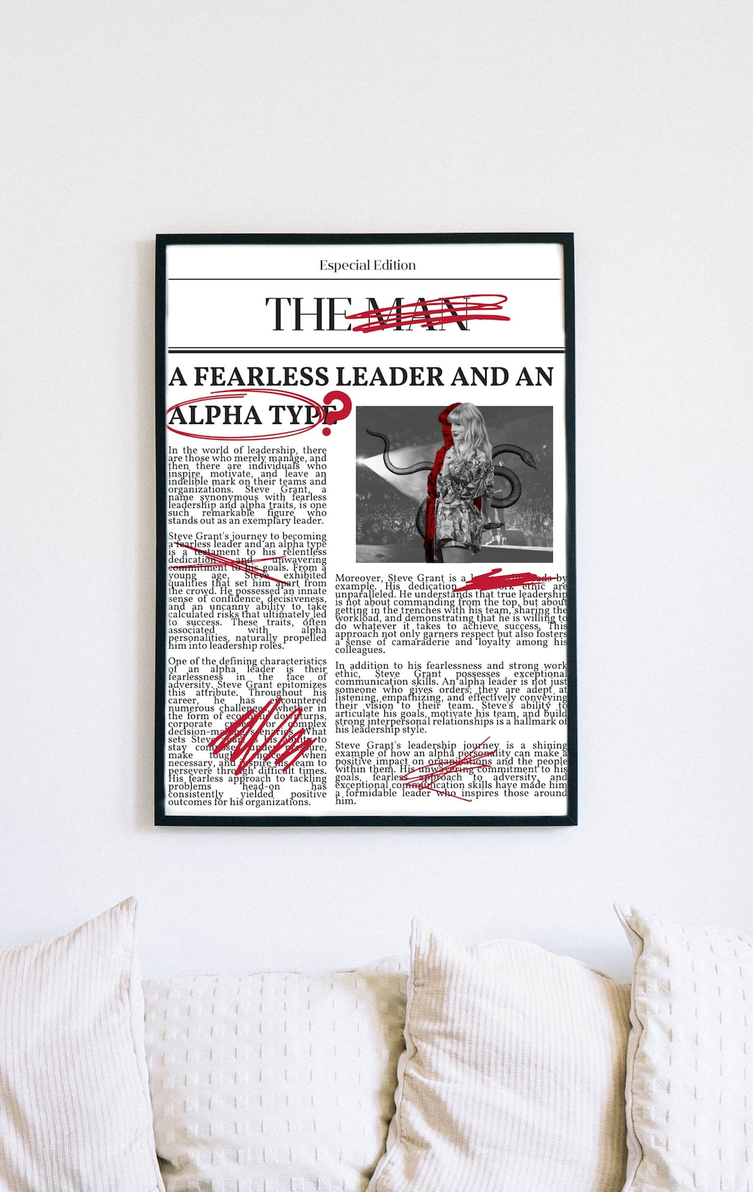 Poster Wall Art Taylor Swift Poster Poster Swiftie House Decor ...