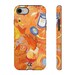 Orange Goldfish Phone Case, Artistic Phone Case, Android and Apple ...
