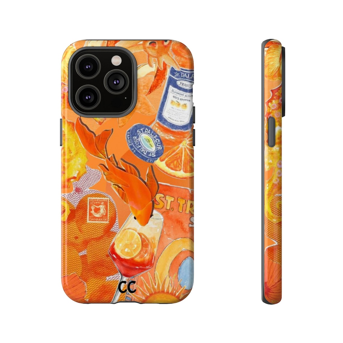Orange Goldfish Phone Case, Artistic Phone Case, Android and Apple ...