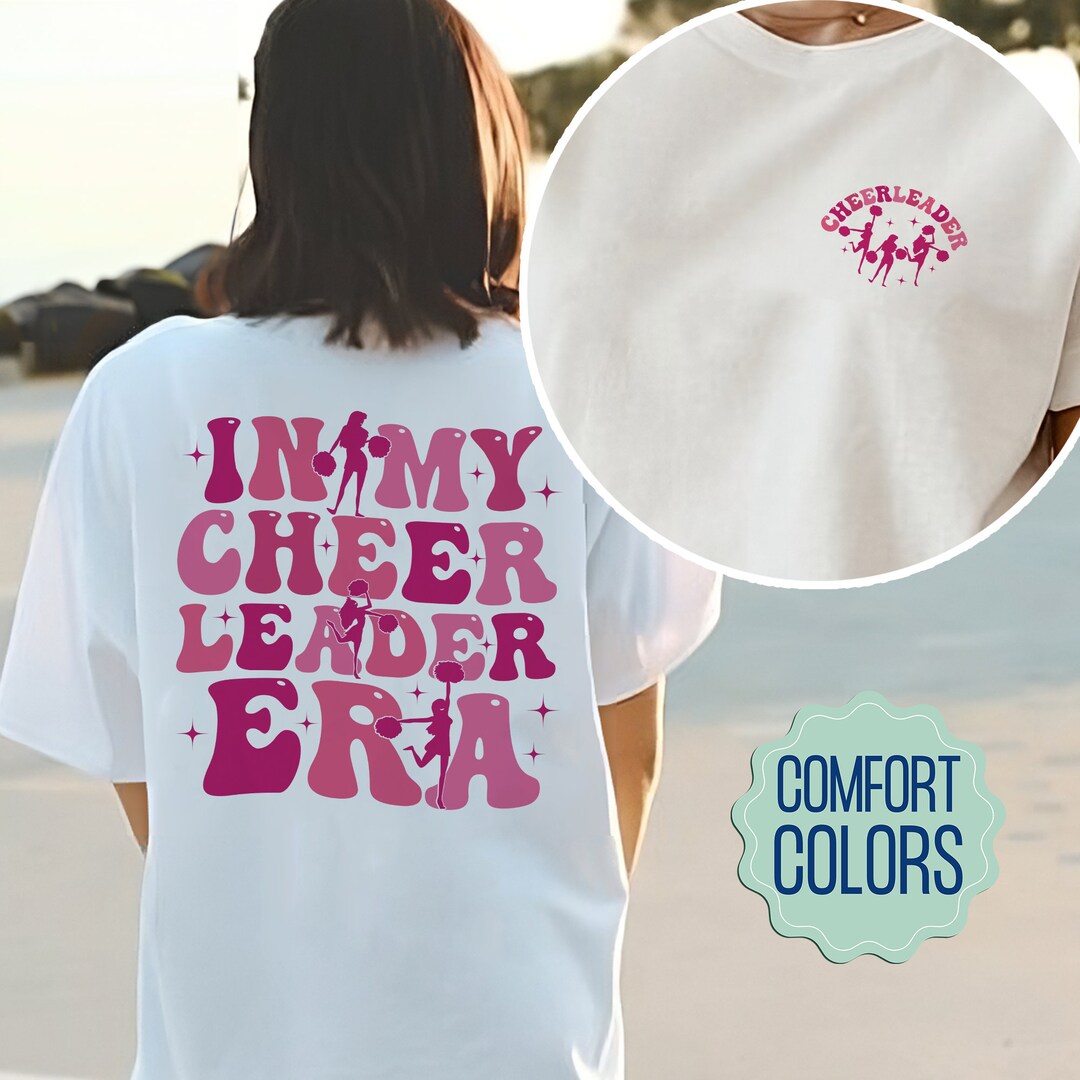 In My Cheerleader Era Comfort Colors Shirt, Girls Cheer Shirt ...