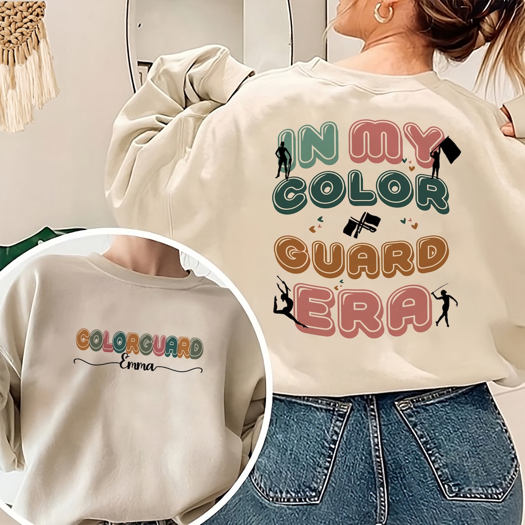 In My Color Guard Era Sweatshirt, Color Guard Sweatshirt, Girls Coach ...