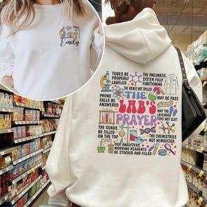 The Lab's Prayer Sweatshirt, Medical Lab Science, Laboratory Gifts, Lab ...