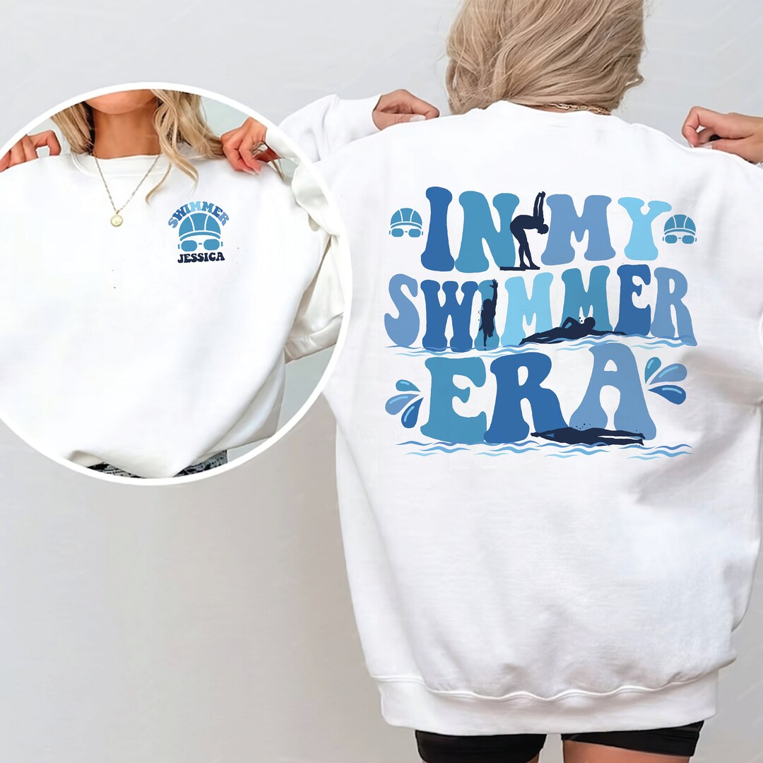 In My Swimmer Era Sweatshirt - Swim Mom Gift - Etsy