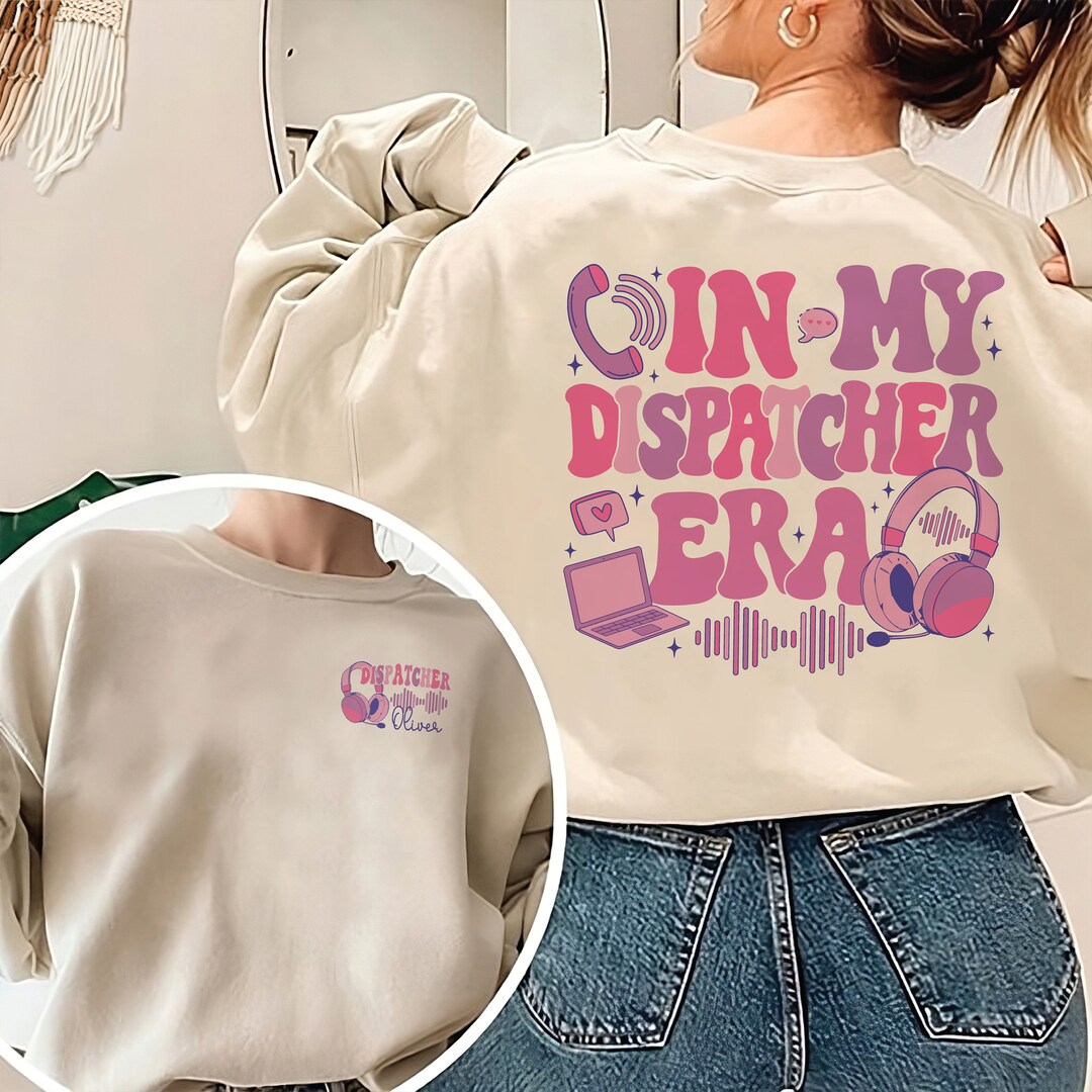 In My Dispatcher Era Sweatshirt, Police Dispatcher Sweater, 911 ...
