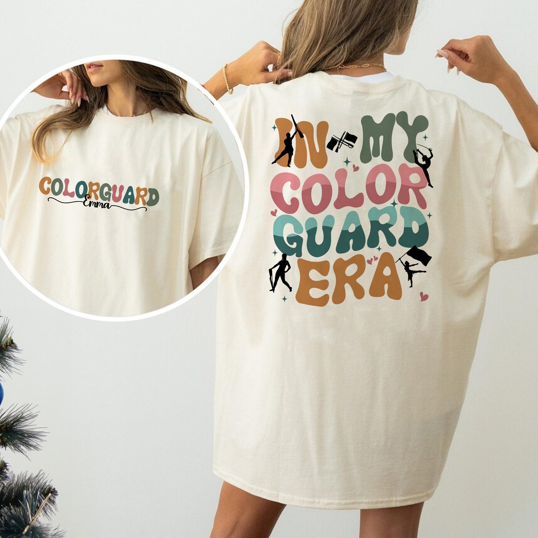In My Color Guard Era Comfort Colors Shirt, Color Guard Shirt, Color ...