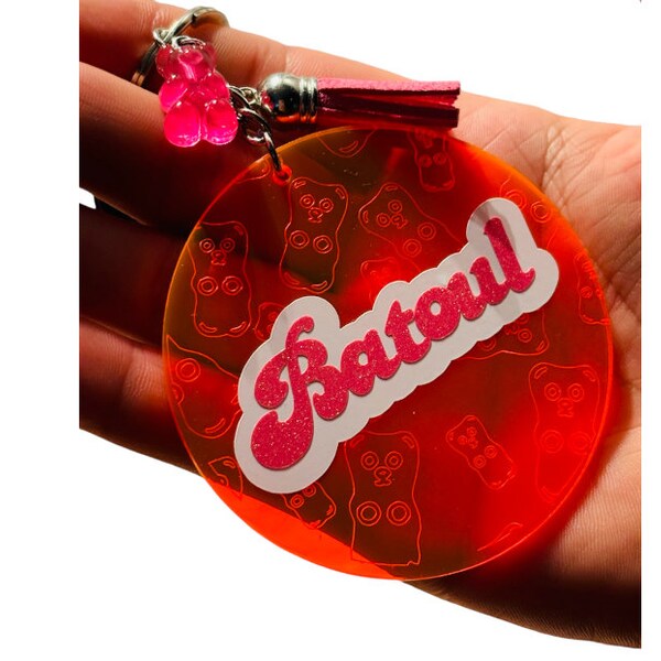 Yellow Keychain - Etsy