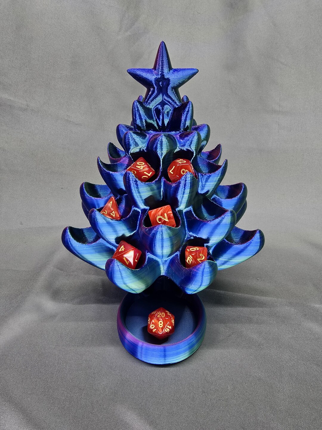 Holiday Tree Dice Tower & Holder Decorative Display for Your Gaming ...