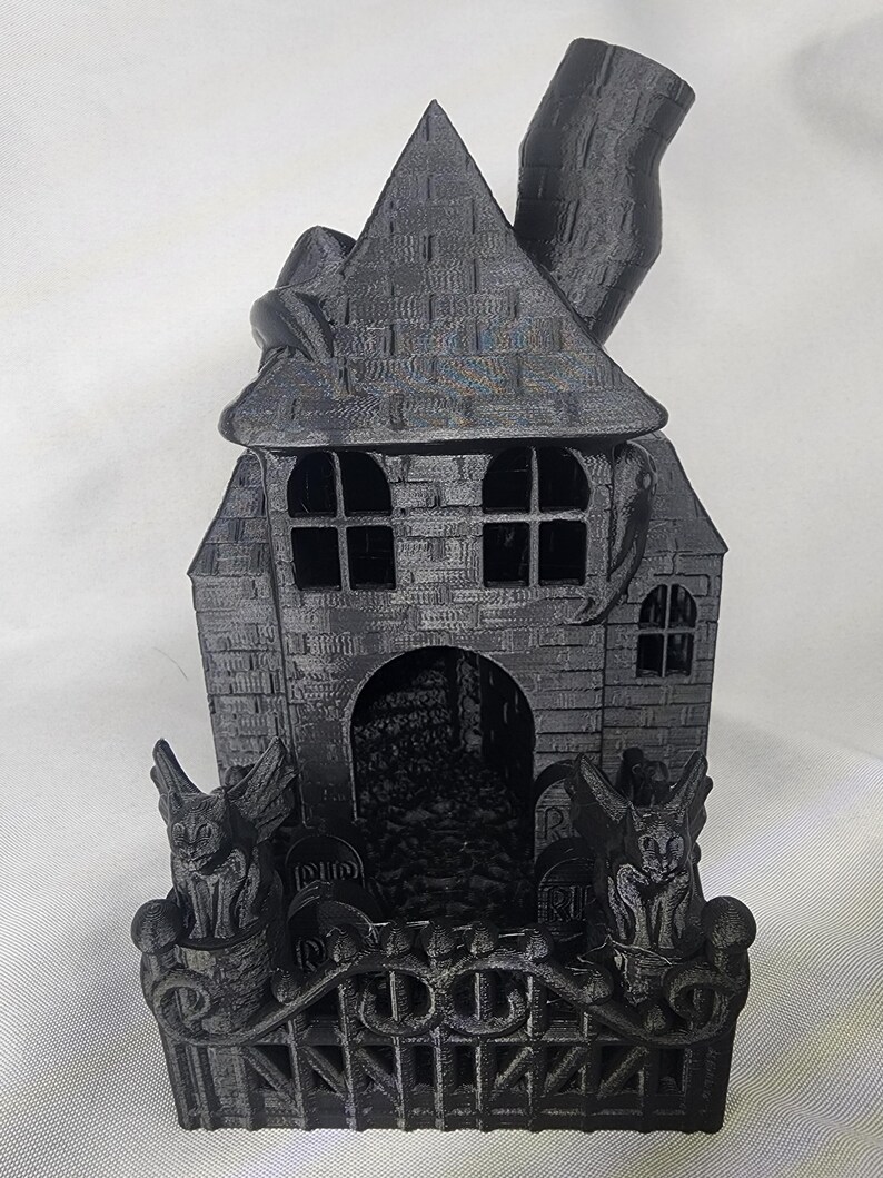 Haunted House Dice Tower: Spooky Halloween Game Accessory - Etsy