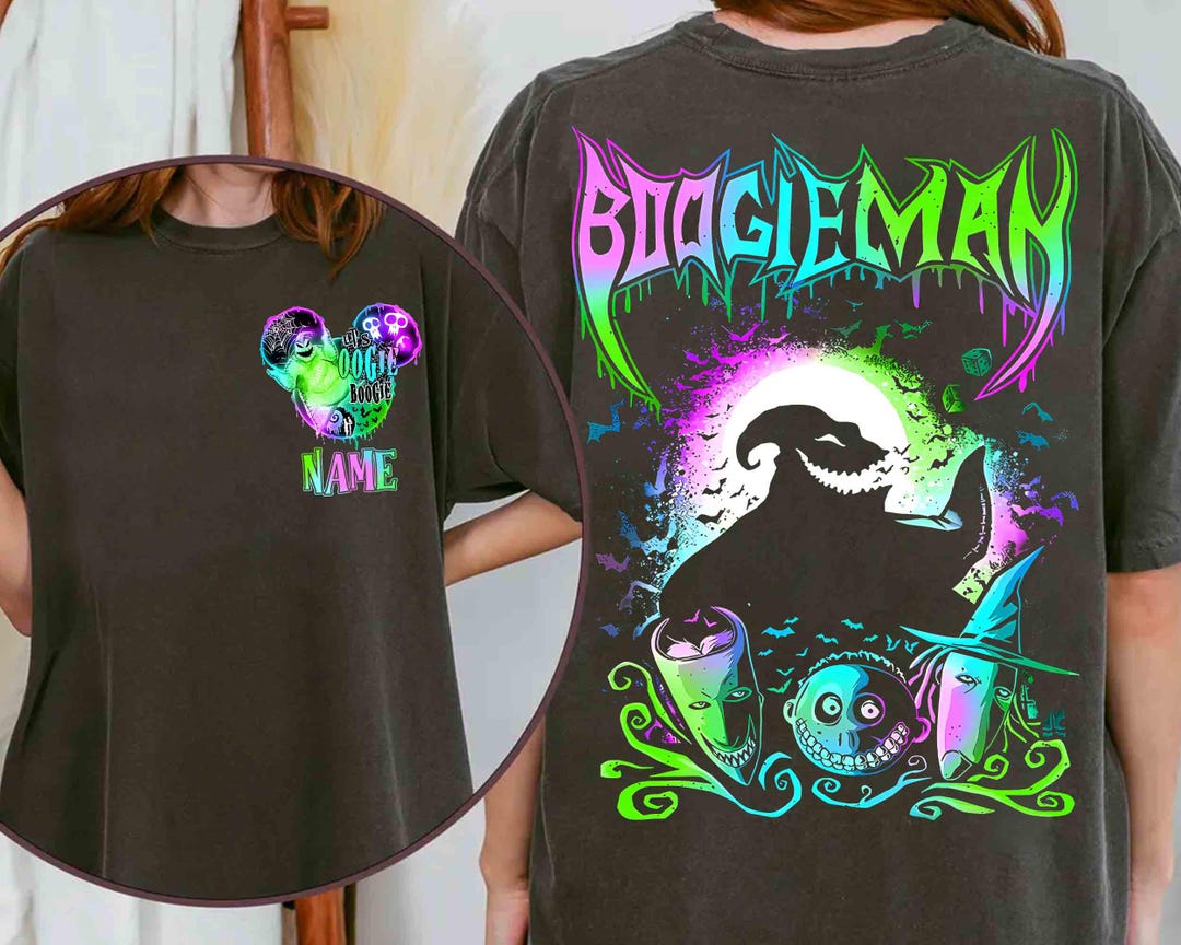 Personalized Nightmare Before Christmas Boogie Man Shirt, Oogie Boogie ...