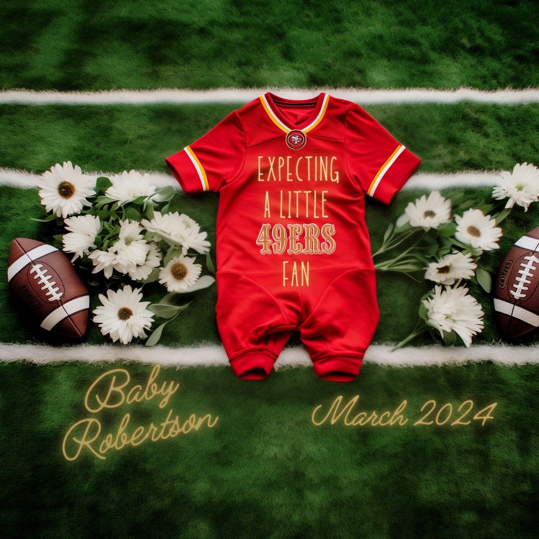 49ers Pregnancy Announcement Digital 49ers Baby Announcement Niners ...