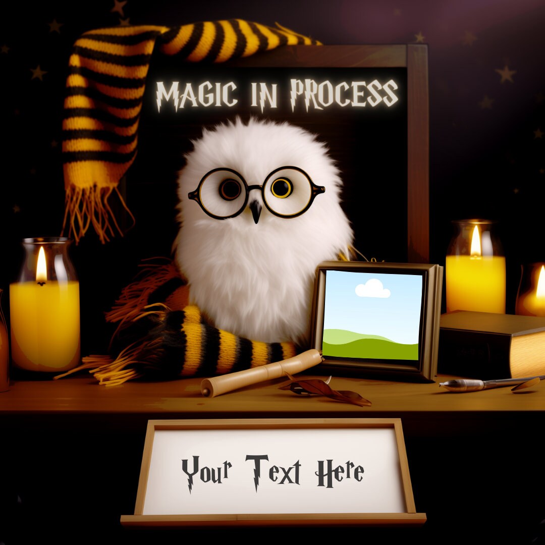 Custom Wizard Digital Pregnancy Announcement, Magic Baby Reveal ...
