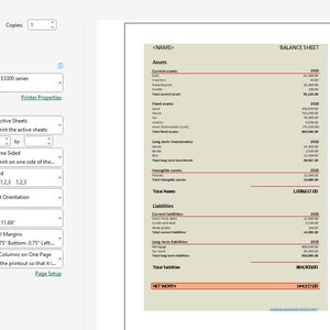 Personal Financial Balance Sheet - Track Your Assets, Liabilities, and ...