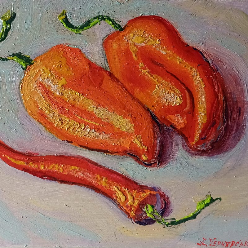 Pepper Painting - Etsy