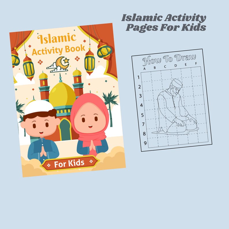 Islamic Activity Pages for Kids Little Muslims' Playbook Fun Islamic ...