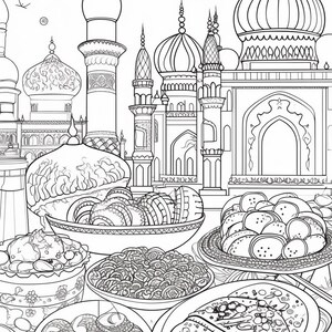 Eid Mubarak Coloring Pages for Kids | Fun & Festive Eid Activity Sheets ...