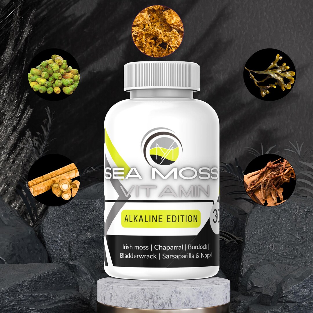 Seamoss Vitamin + Capsules | Alkaline Edition — Bromide Plus (with ...