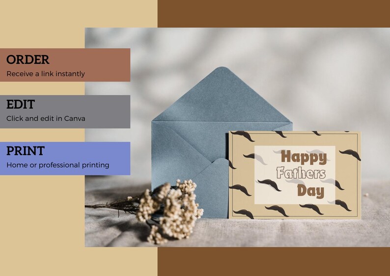 Fathers Day Card Template,fathers Day Card,happy Fathers Day Card,card ...