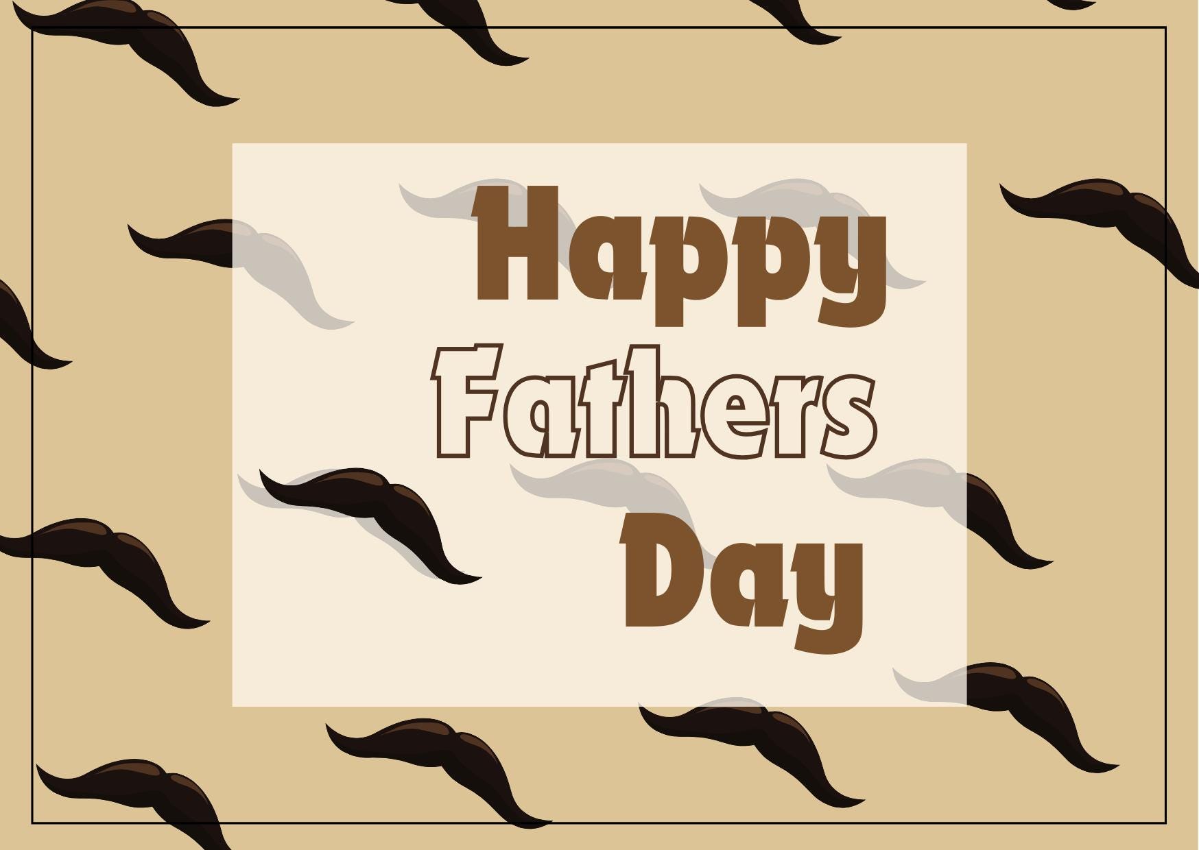 Fathers Day Card Template,fathers Day Card,happy Fathers Day Card,card ...