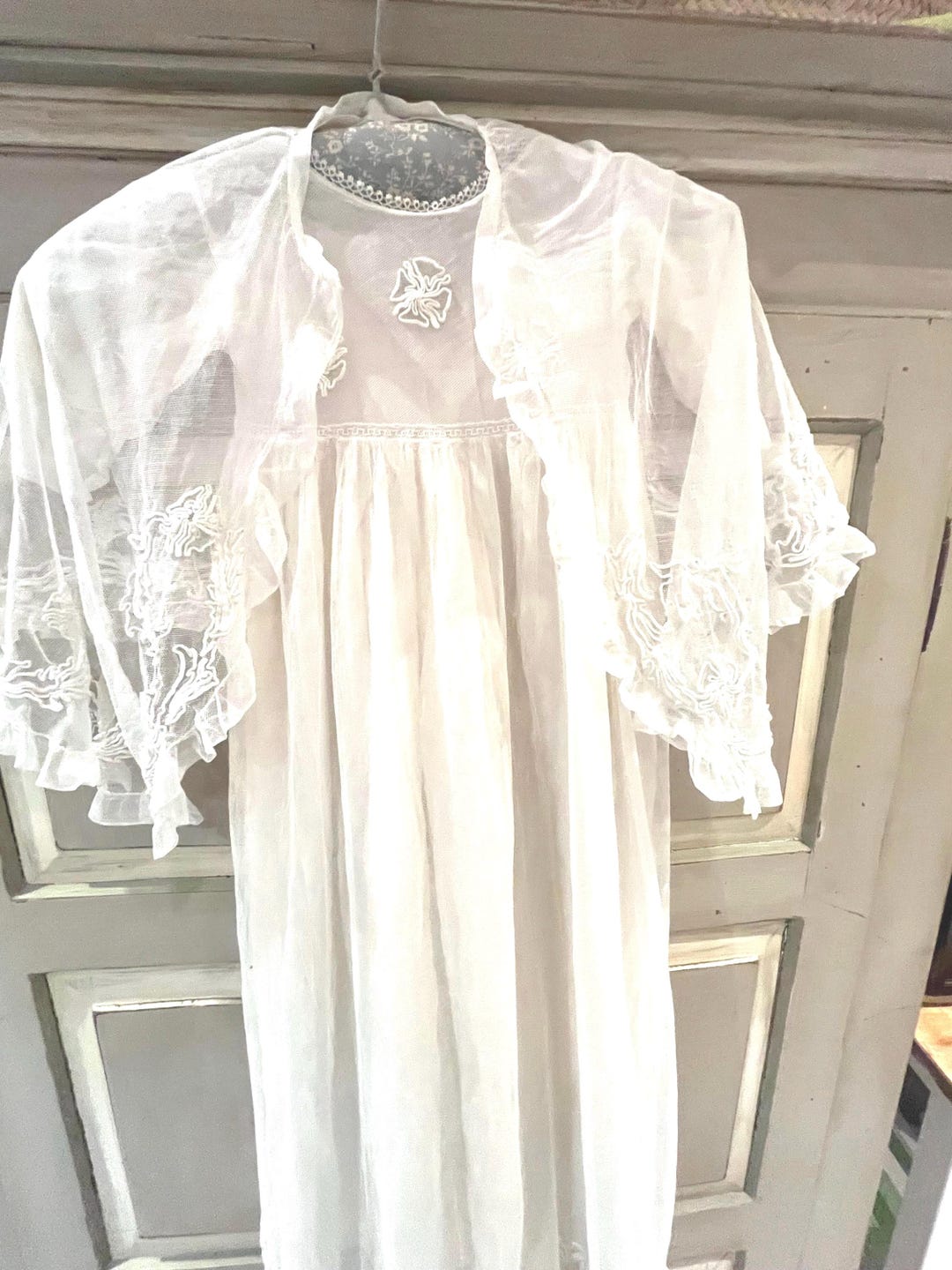 Antique French Christening Robe - Etsy
