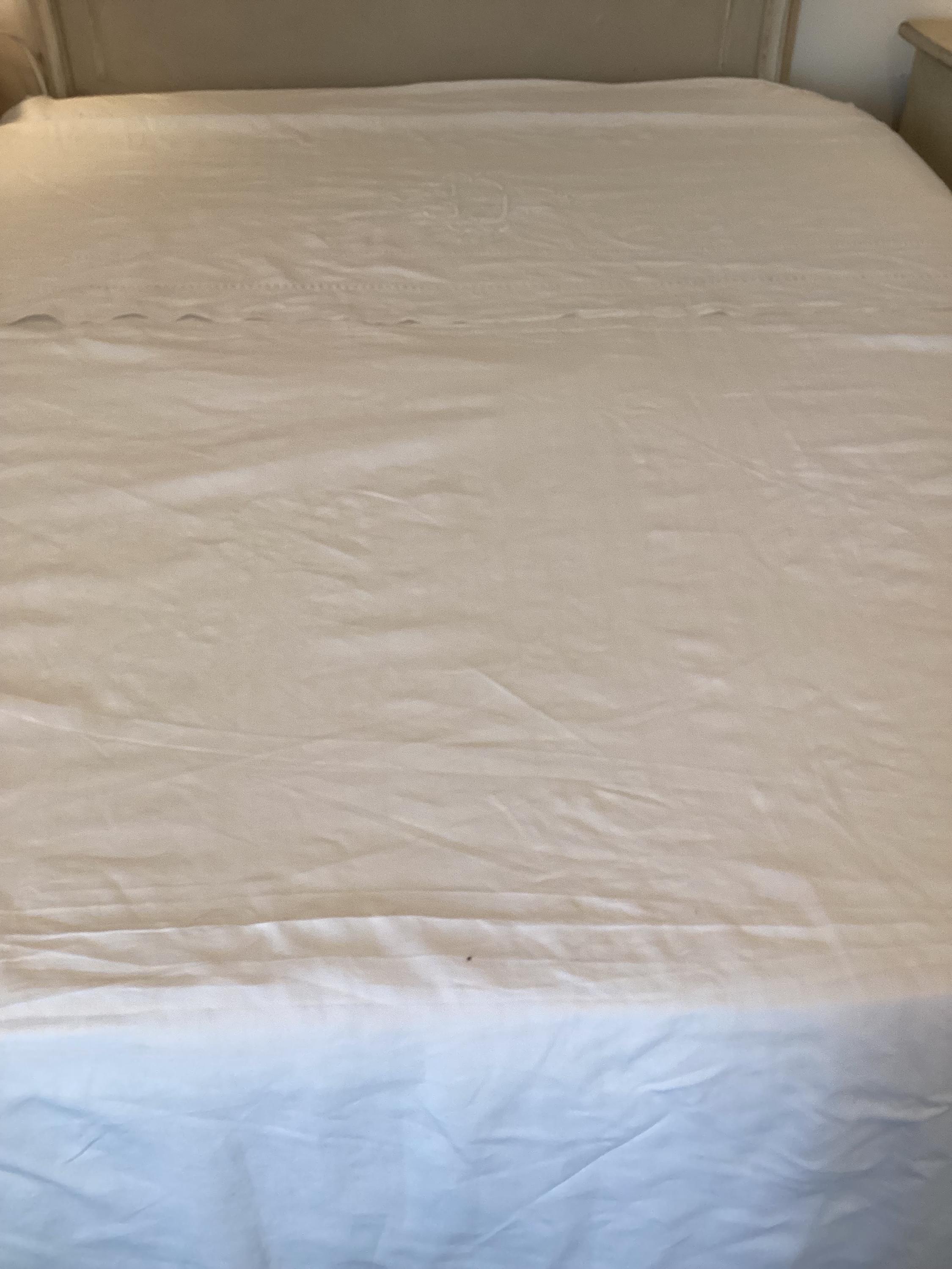 Beautifully Embroidered French Vintage Linen Fil Top Sheet - Etsy