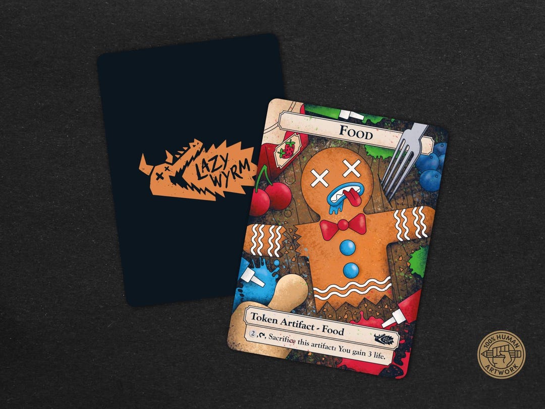 Food Token // Custom Altered MTG Token Card - Hobbits - Gyome - Merry ...