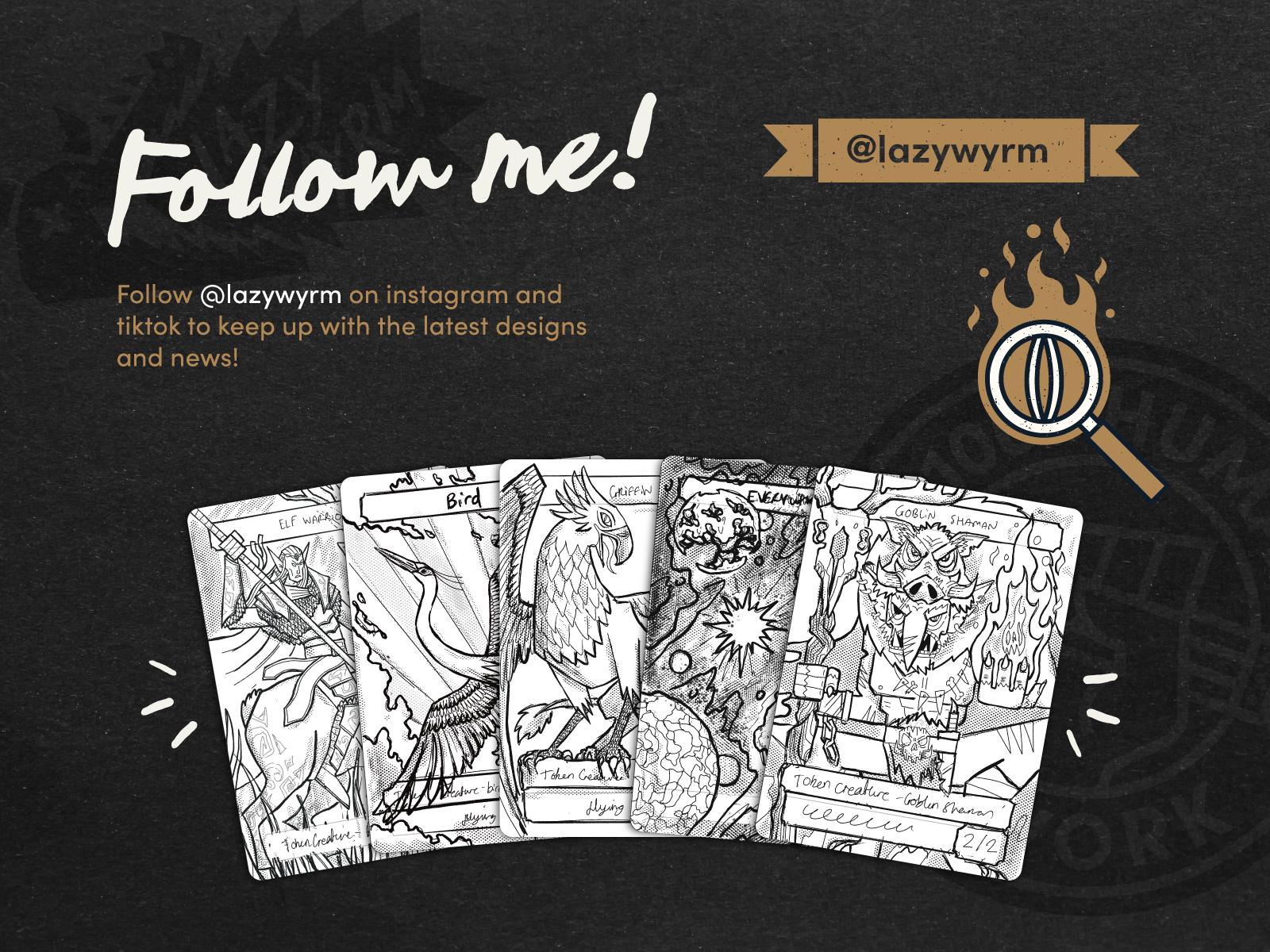 MTG Token Card Bundle - Magic the Gathering Pick'n'mix by Lazy Wrym - Etsy