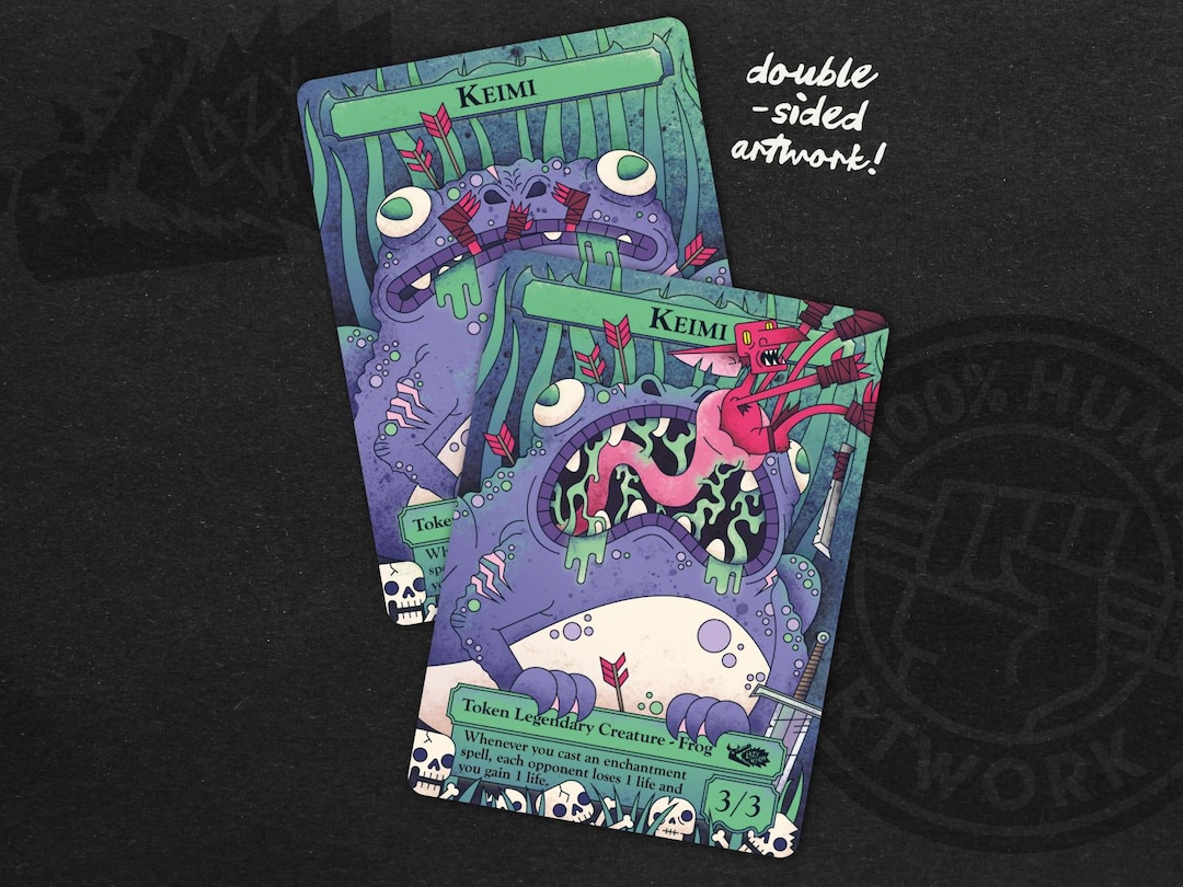 Keimi Legendary Frog MTG Tokens | Custom Magic the Gathering Card by ...