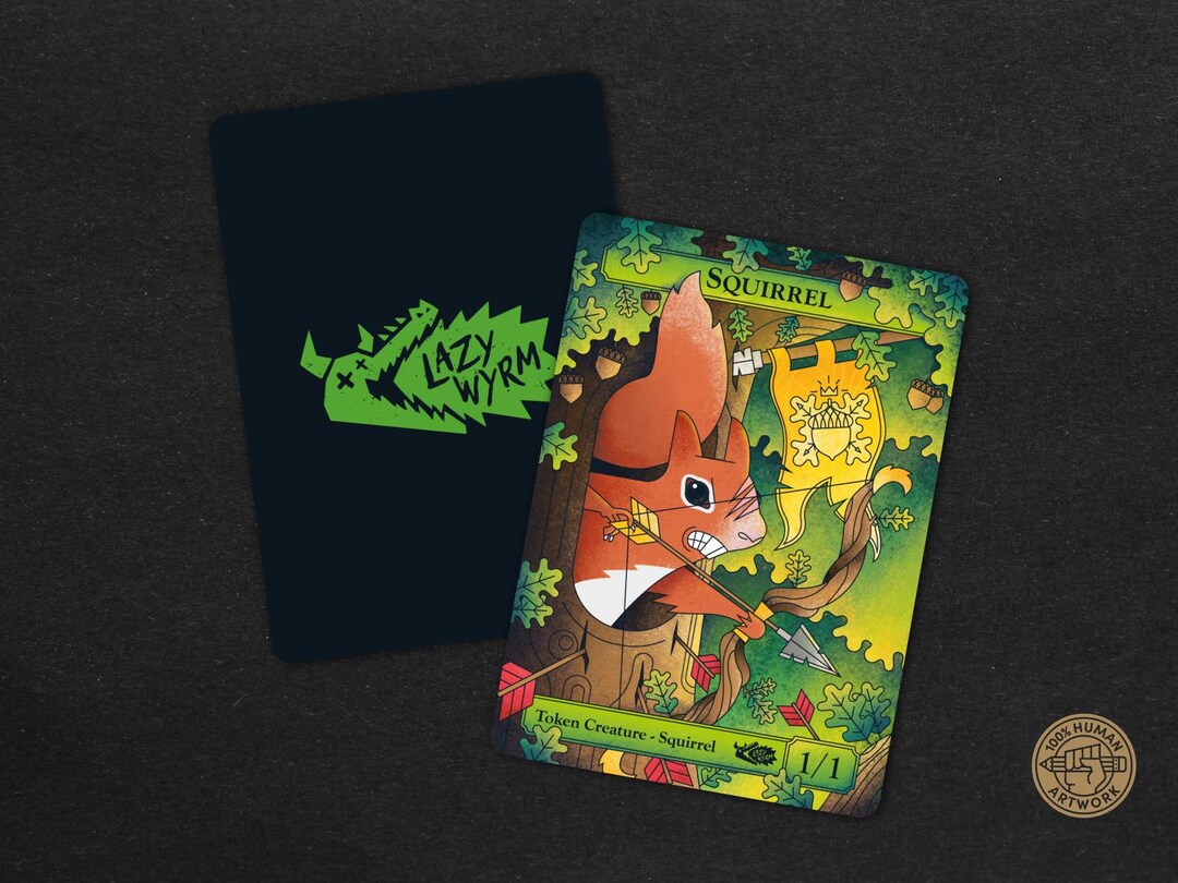 Squirrel Token // Custom Altered Magic the Gathering MTG / Chatterfang ...